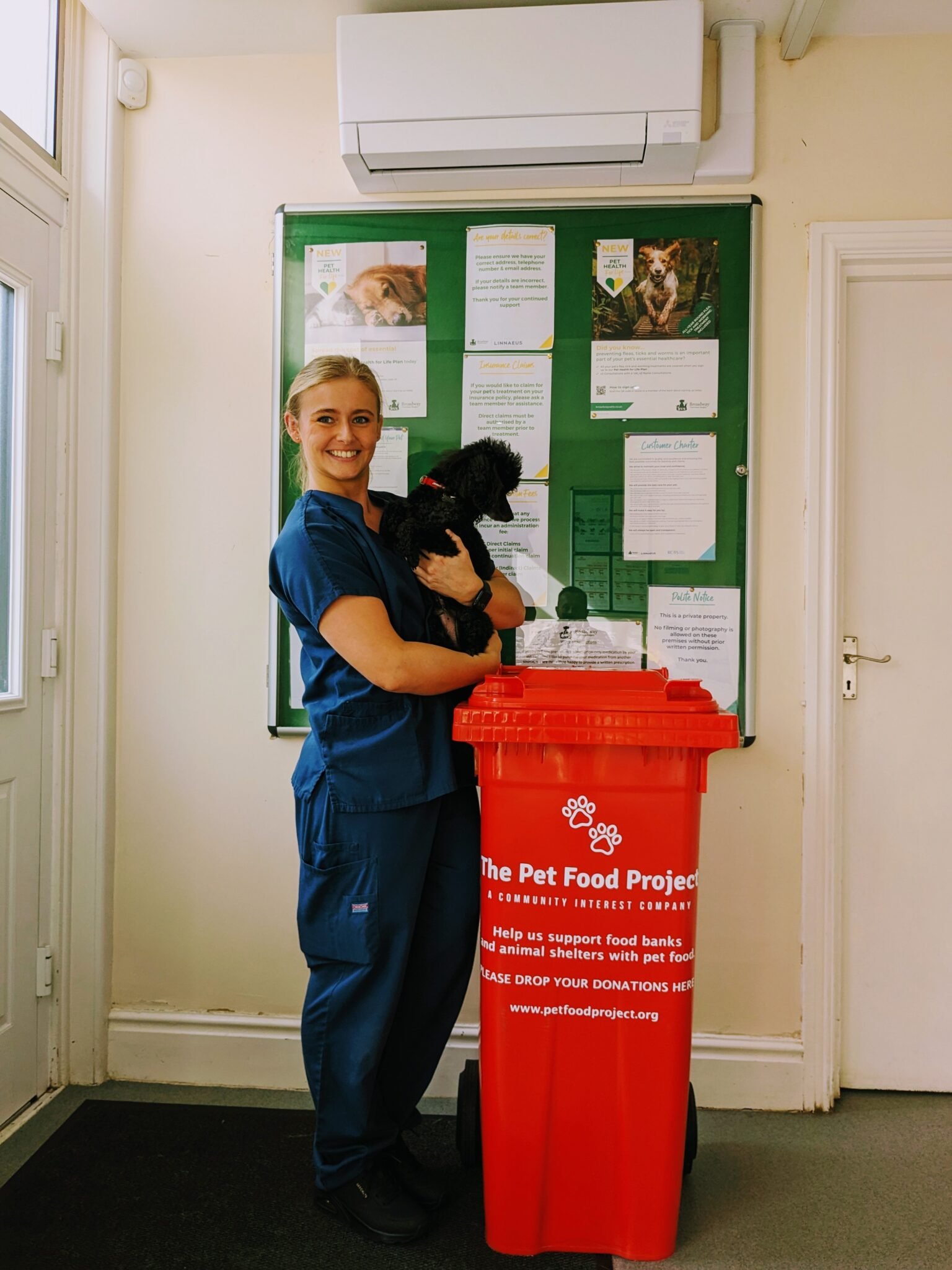 Broadway Vets Host Pet Food Donation Drop Bins - The Pet Food Project